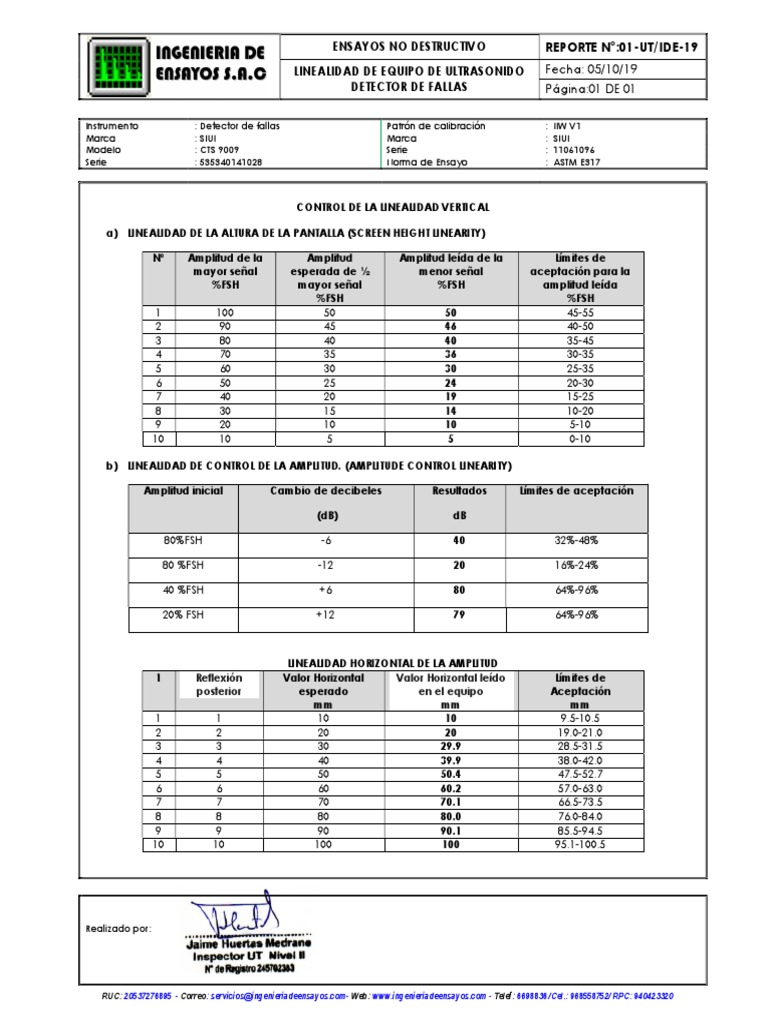 CALIBRACION Ut Siui Cts9009 | PDF