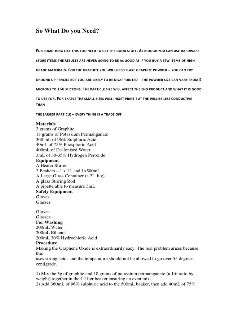 So What Do You Need | PDF