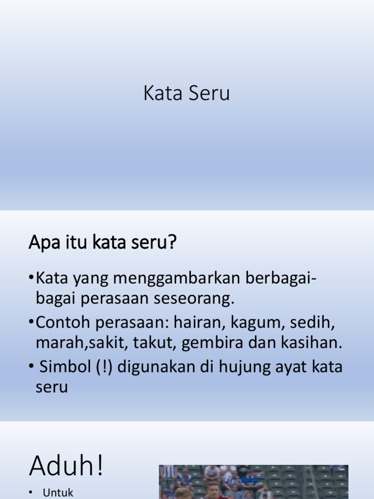 Kata Seru | PDF