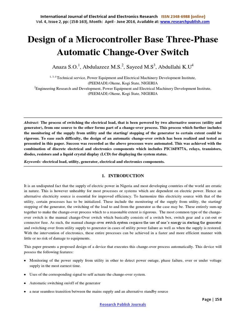 Design of A Microcontroller-3385 | PDF | Rectifier | Power Supply