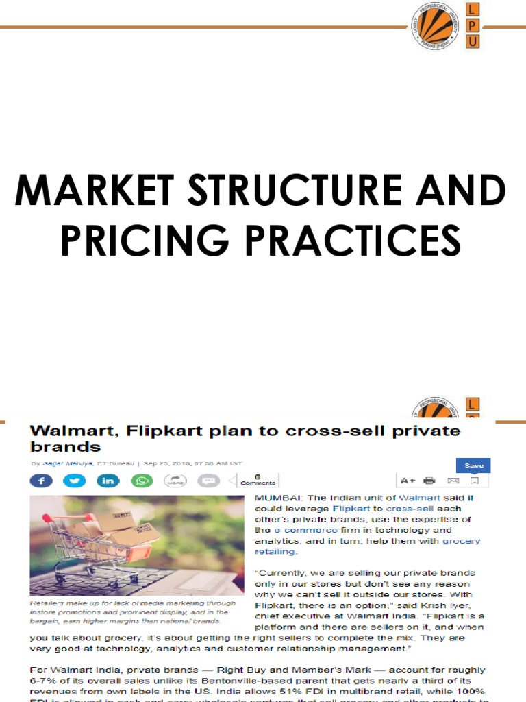 Market Structures and Pricing Analysis | PDF | Perfect Competition ...
