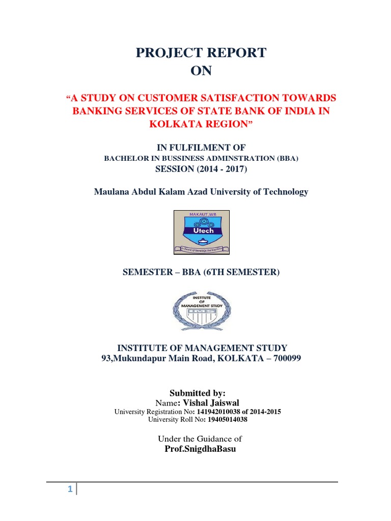 Sbi Project PDF | PDF | Banks | Financial Services