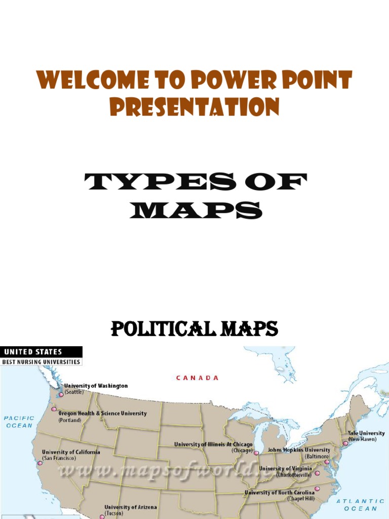 Types of Maps Presentation | PDF | Classics