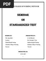 Standarzed ND Non Standarized Test | PDF | Validity (Statistics) | Test ...