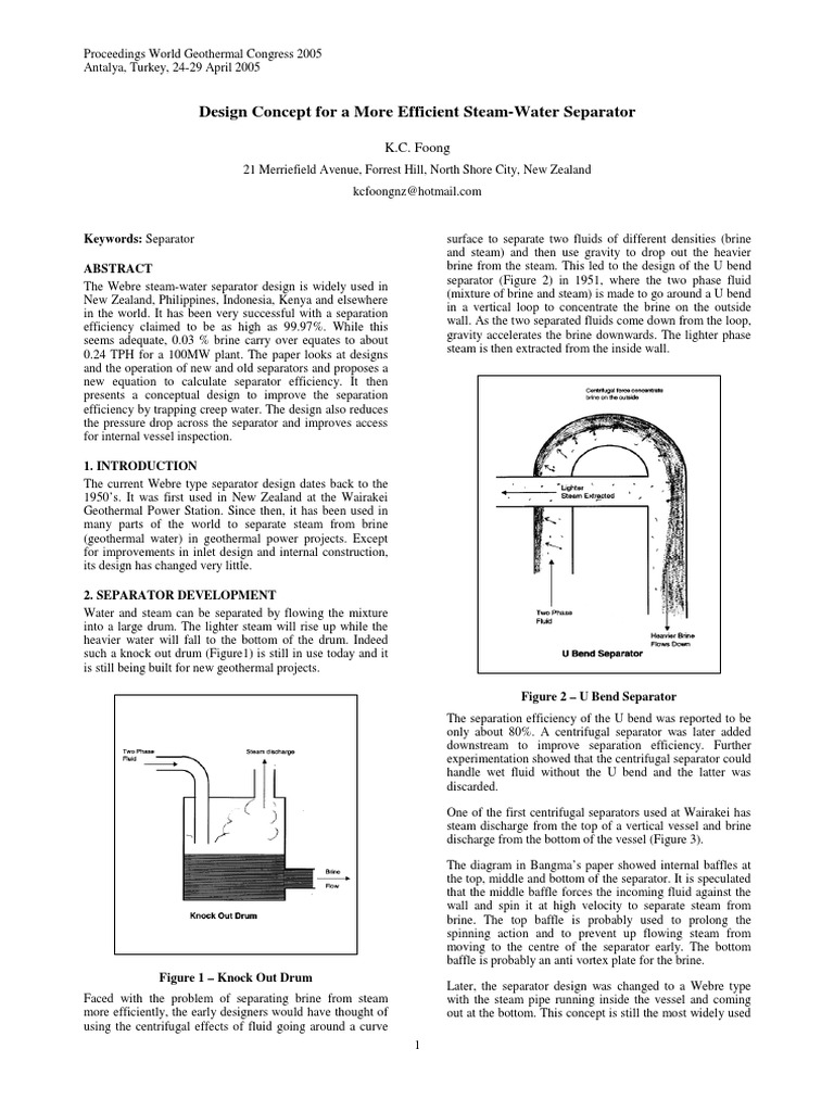 Seperator Design, K C Foong PDF | PDF | Pipe (Fluid Conveyance) | Gas ...
