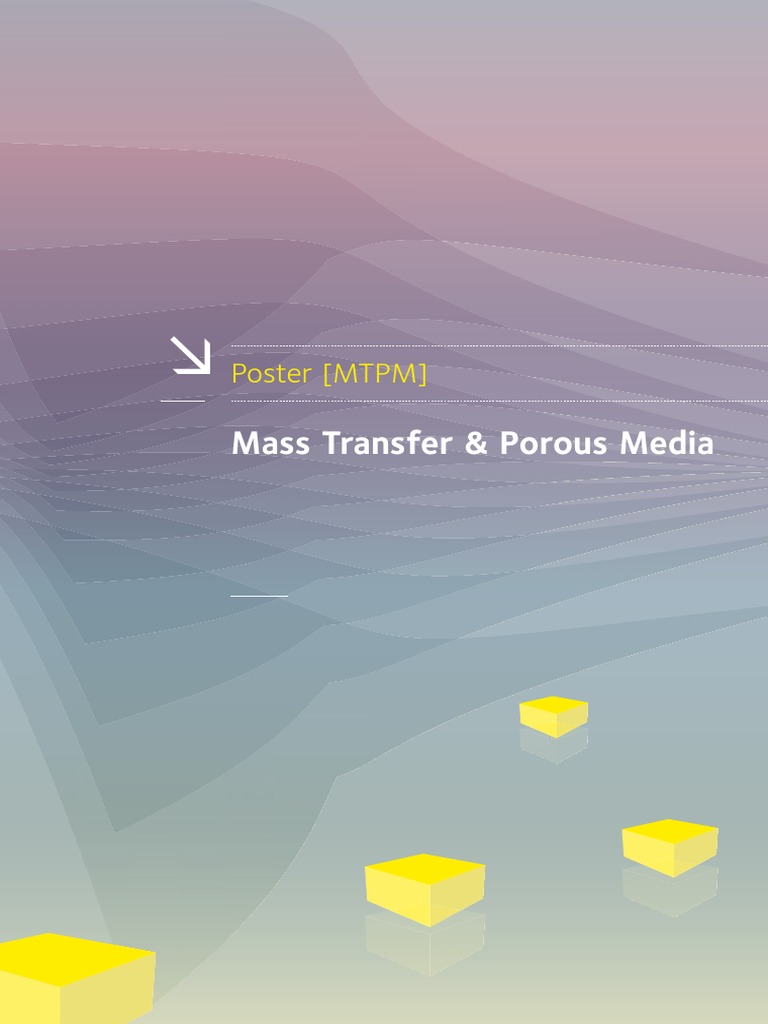 Mass Transfer & Porous Media | PDF | Porosity | Diffusion