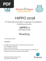 Stage 3 Hippo Exam Sample Test | PDF