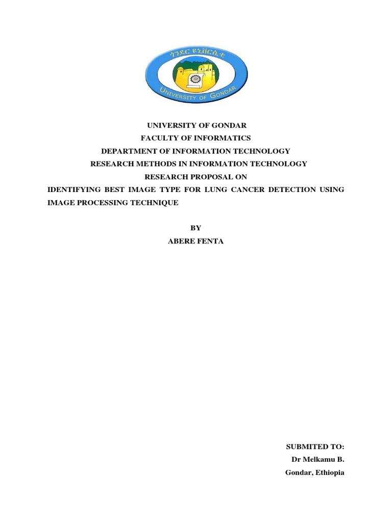 Research Proposal | PDF | Medical Imaging | Ct Scan