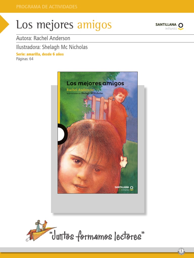 Fichas Los Mejores Amigos | PDF | Síndrome de Down | Comprensión lectora