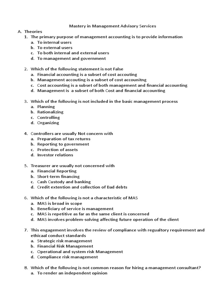 MAS Monitoring Exam | Download Free PDF | Net Present Value | Capital ...