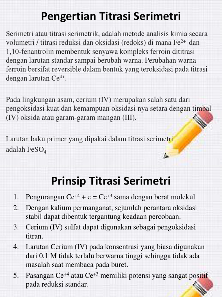 Titrasi Serimetri | PDF