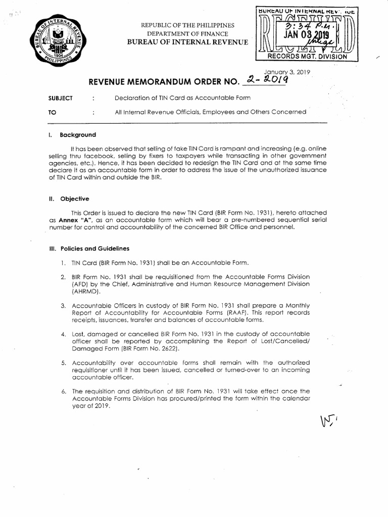 Rmo - No. 2-2019 | PDF | Government Finances | Taxation