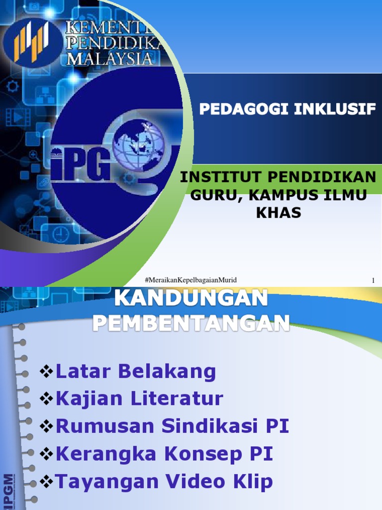 Konsep Pedagogi Inklusif | PDF