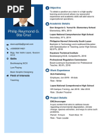 Application Letter and Resume Purposive Communication | PDF | Secondary Education | Teachers