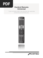 ¿Cómo Programar El Control Remoto Universal Mitzu Mrc-Uni6 - Códigos para Control Remoto ...