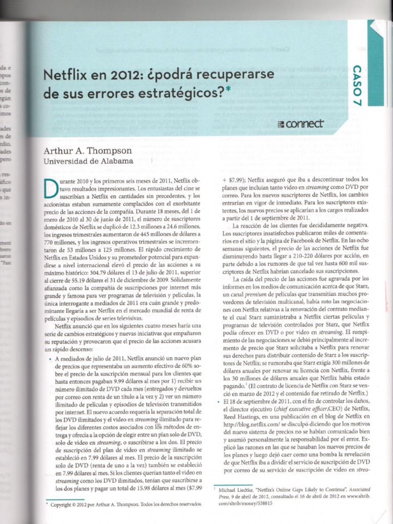 Netflix 2012 | PDF