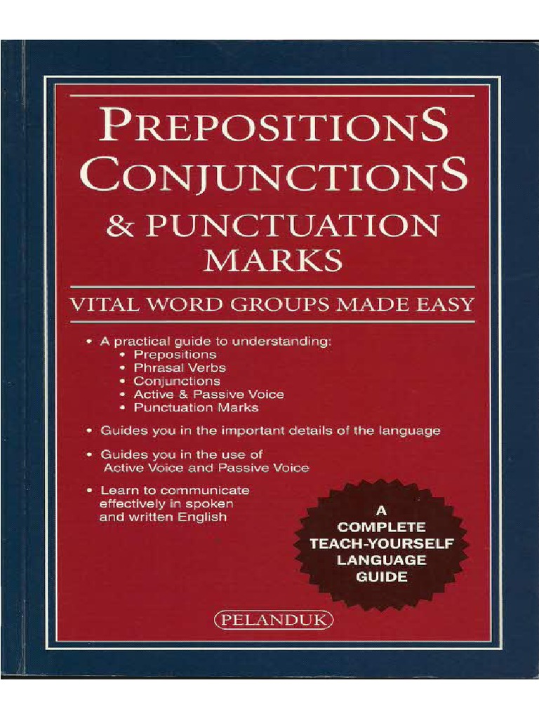 Prepositions, Conjunctions and Punctuation Marks | PDF