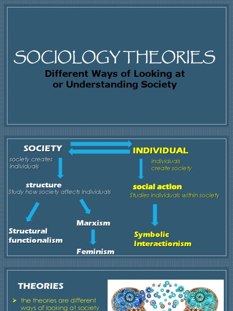 Sociology Theories: Different Ways of Looking at or Understanding ...