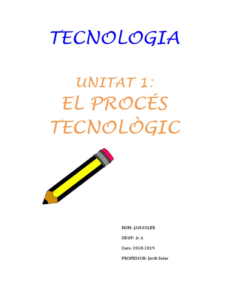 Exemple de Dossier Del Procés Tecnològic | PDF
