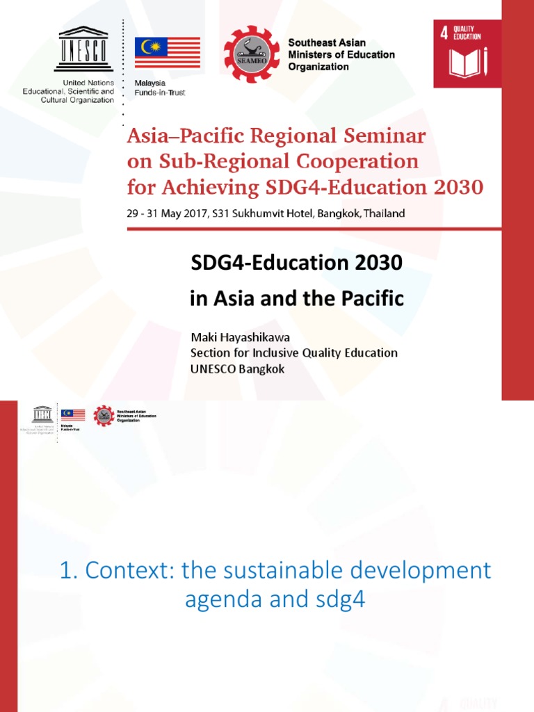 SDG Education 2030 | PDF | Sustainability | Change