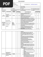 Storage Racking Risk Assessment | PDF | Risk | Safety