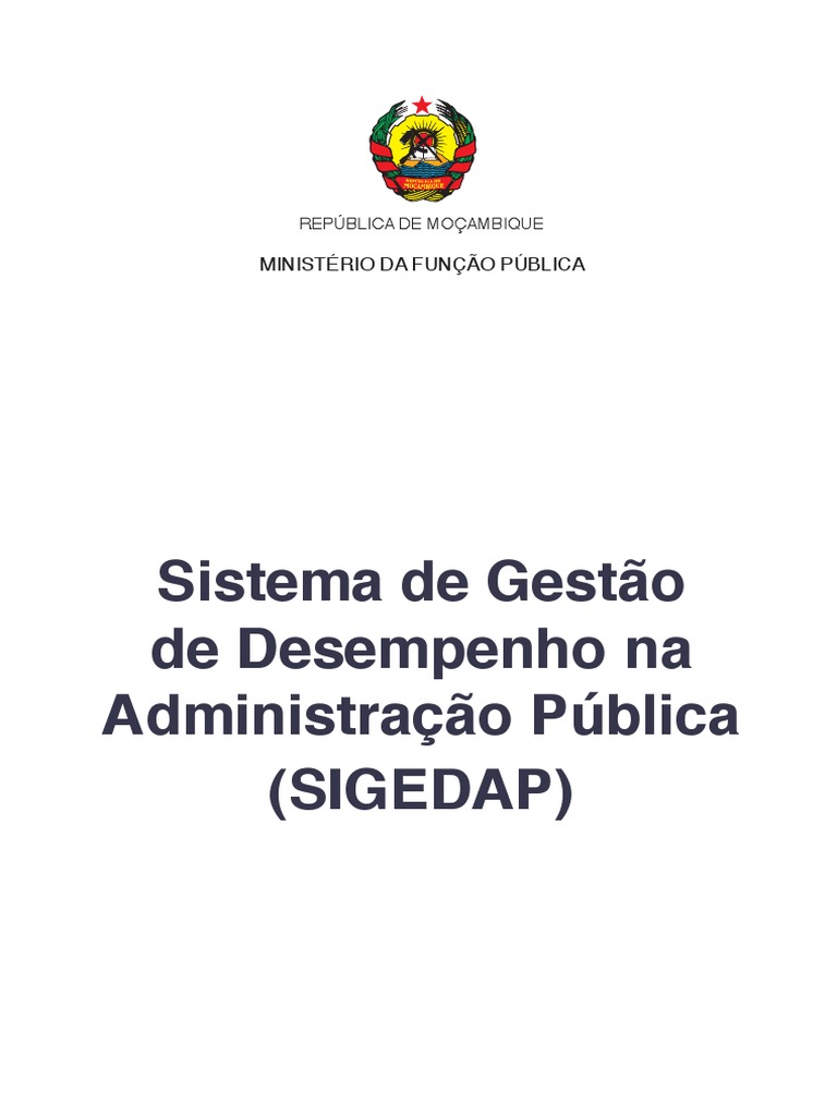 Sigedap PDF | PDF | Administração pública | Estado