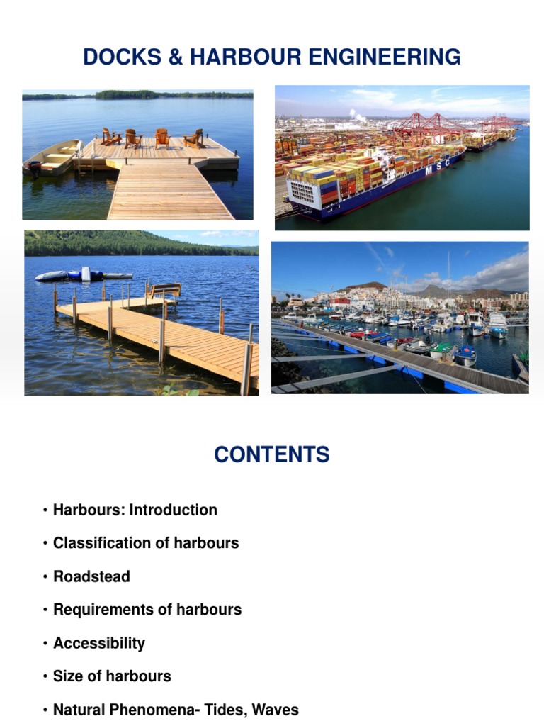 Ports & Harbour Engineering - 1 - Harbours & Natural Phenomena | PDF ...