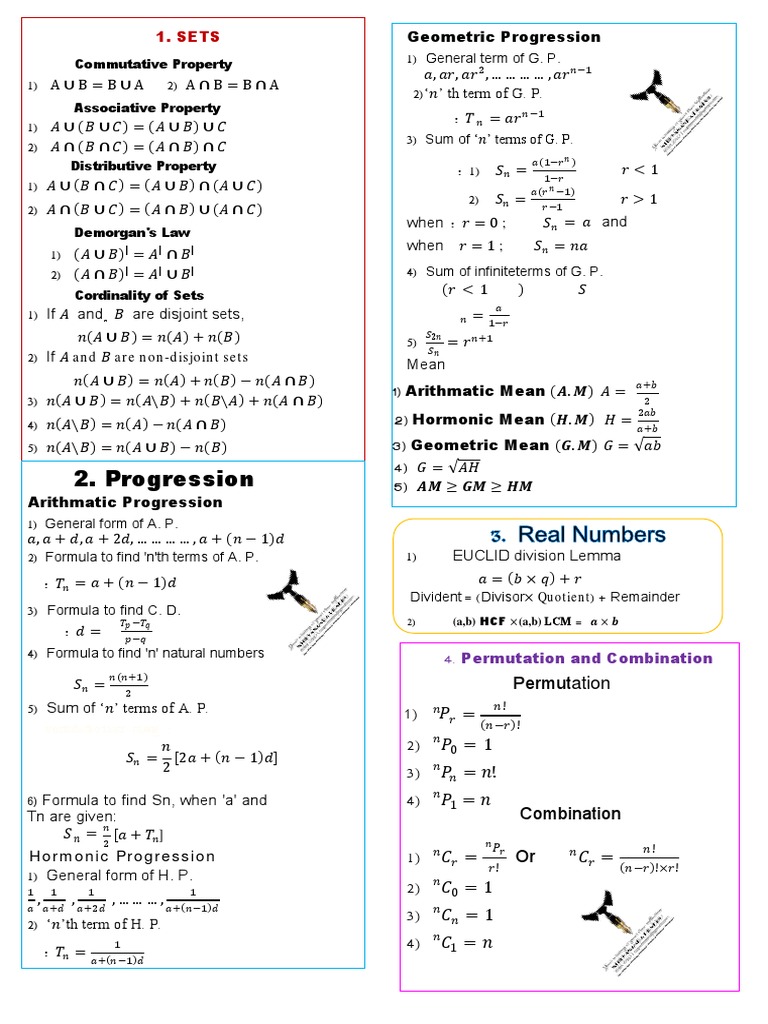 10th Formulas | PDF | Slope | Trigonometric Functions