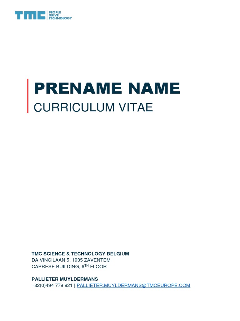 Technical CV Template | PDF