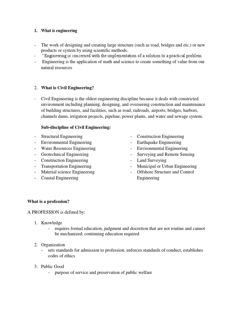 What Is Engineering | PDF | Engineering | Civil Engineering