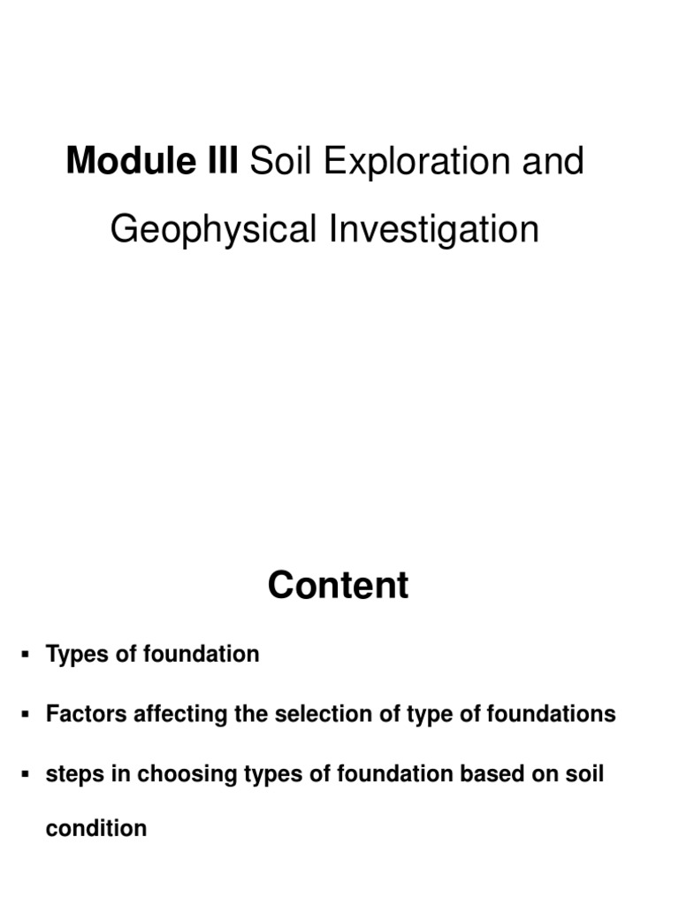 Foundation Selection Based on Soil Types | PDF | Deep Foundation ...