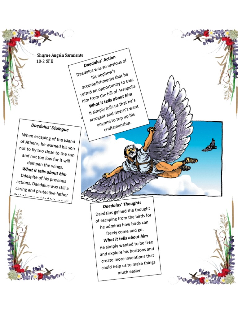 Daedalus: Actions, Thoughts, and Dialogue | PDF