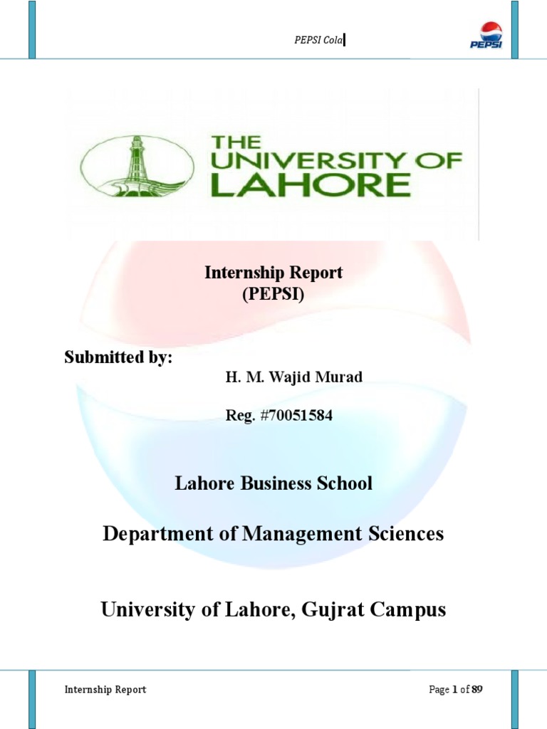 Pepsi Cola Multan | PDF | Sugar Substitute | Pepsi Co