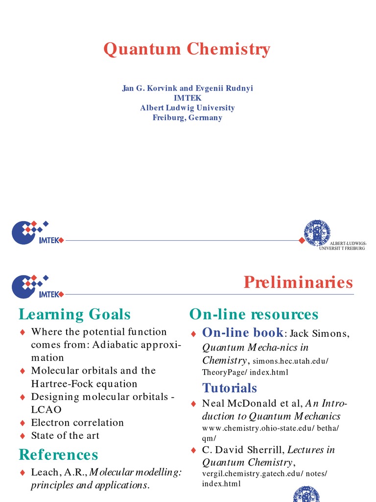 Quantum Chemistry | PDF | Business