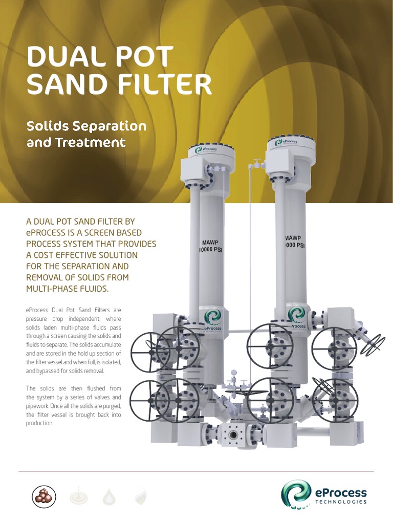 Sand Filter Brochure | PDF | Oil Well | Filtration