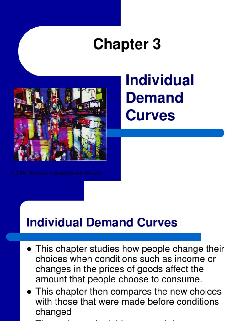 Ch03. Individual Demand Curves | PDF | Consumer Price Index | Demand Curve