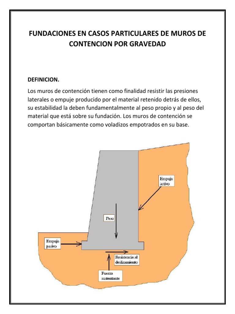 Muros De Gravedad Muros Autoportantes Hacer Muro De Contencion En