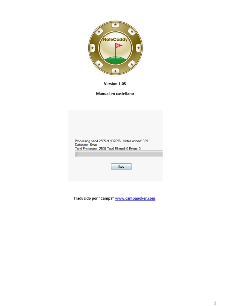 Manual Del NoteCaddy en Español | PDF | Archivo de computadora | Ingeniería Informática