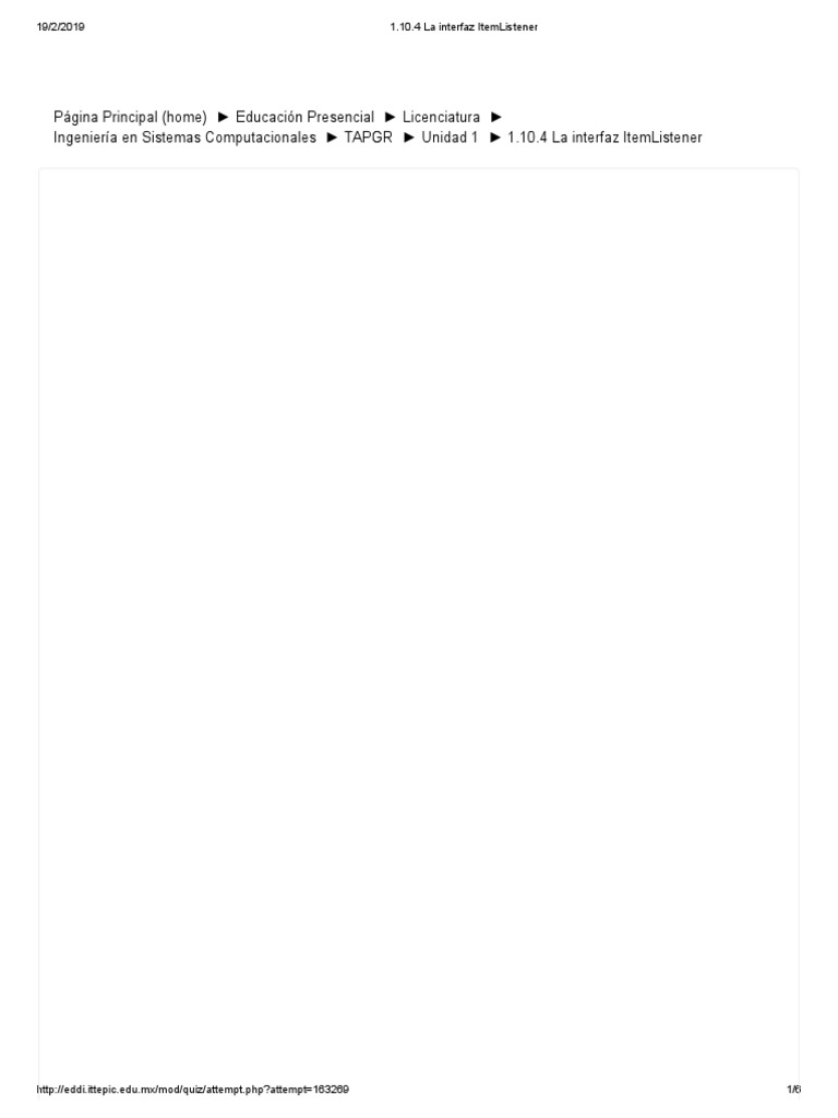 Ejercicios de ItemListener en Java | PDF | Plataforma Java ...
