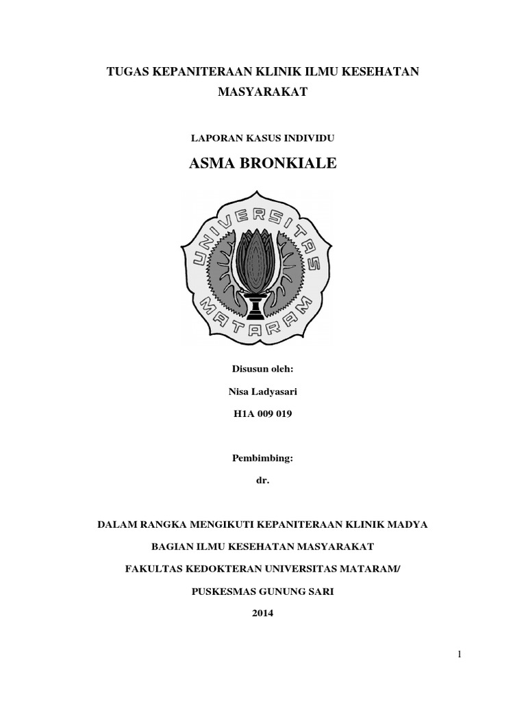Laporan Kasus Individu Asma - NISA | PDF