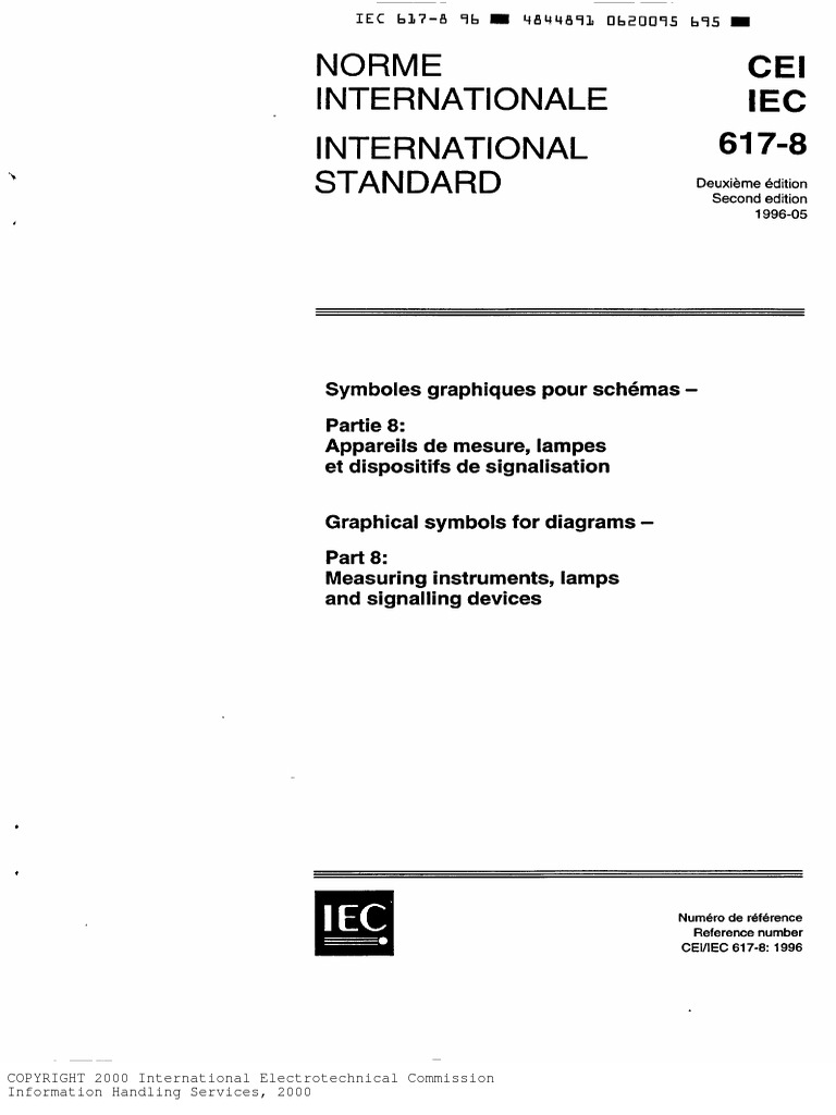 IEC 60617-8-1996 Scan PDF | PDF | International Electrotechnical ...