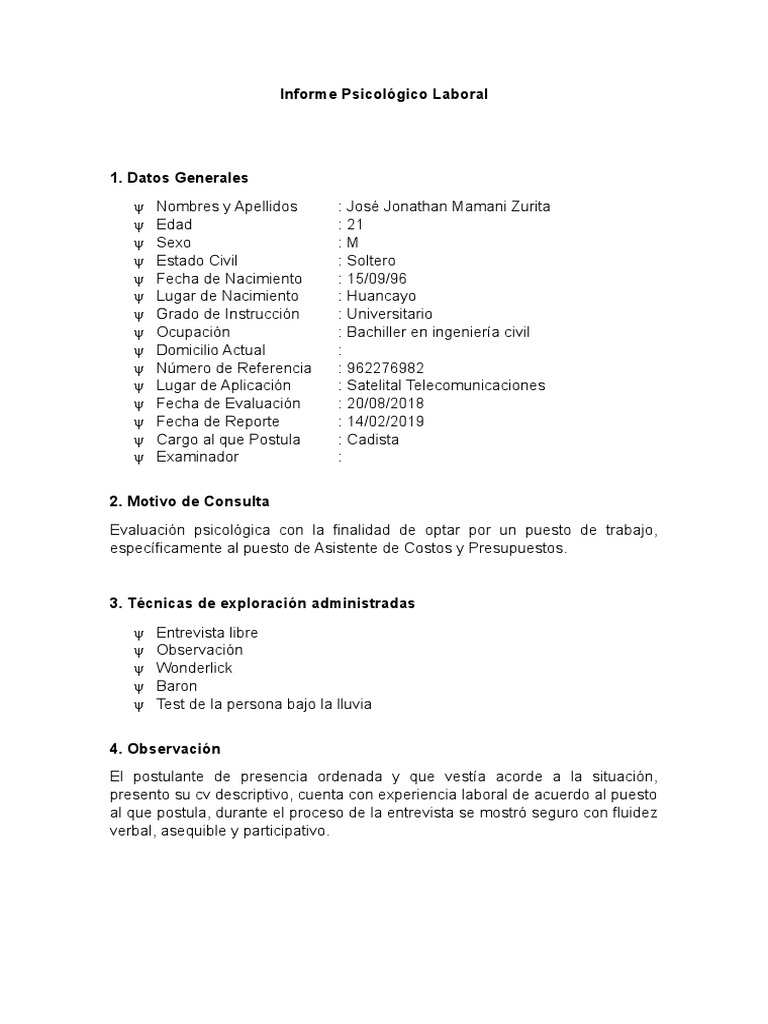 Jose Mamani Zurita | PDF | Crecimiento personal y profesional ...