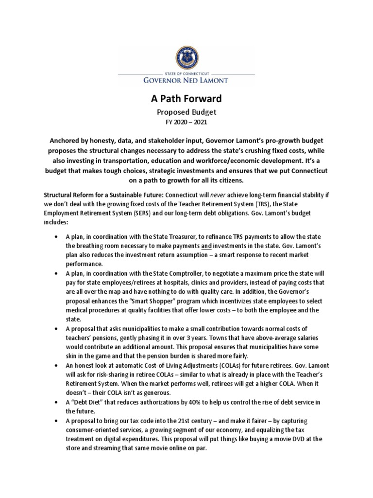 2019 Budget Fact Sheet | PDF | Retirement | Taxes