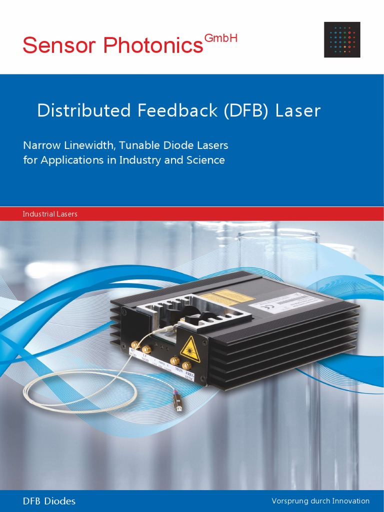 Specification Sheet for Distributed Feedback Laser Diodes Emitting ...