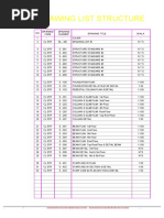 Architectural - Drawing List | PDF | Drawing | Civil Engineering