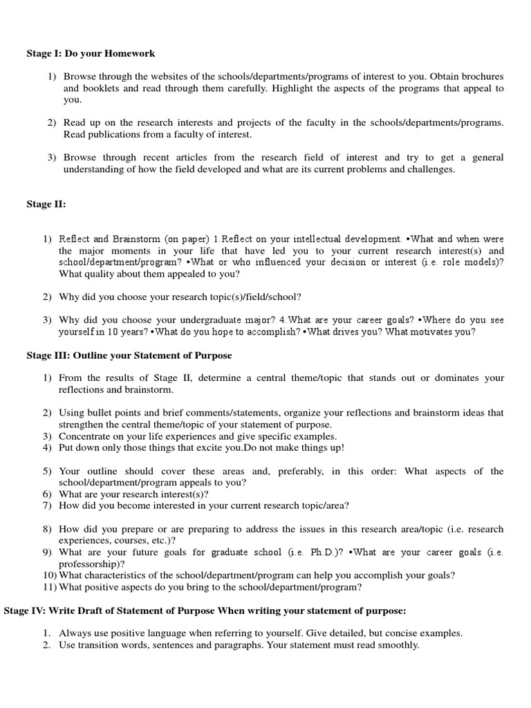 Stage I: Do your Homework | PDF | Brainstorming | Paragraph