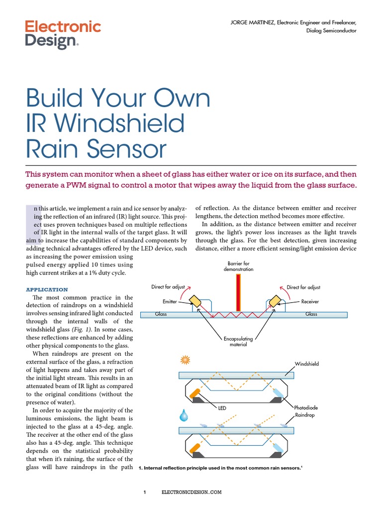 Build Your Own IR Windshield Rain Sensor | PDF | Electronic Filter ...