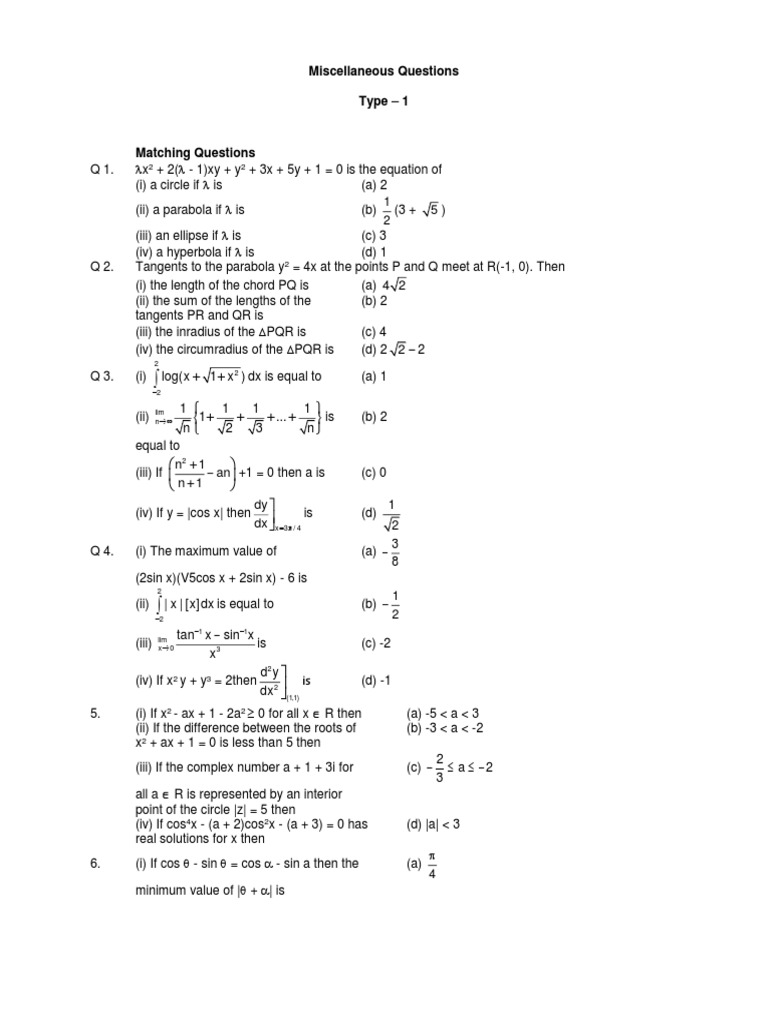 07 Miscellaneous Questions | PDF | Triangle | Mathematical Objects