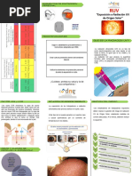 Triptico Radiación Solar | PDF | Ultravioleta | Naturaleza