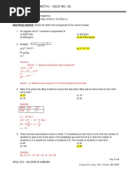 Plumbing Mathematics Reference Sheet | PDF | Area | Gallon